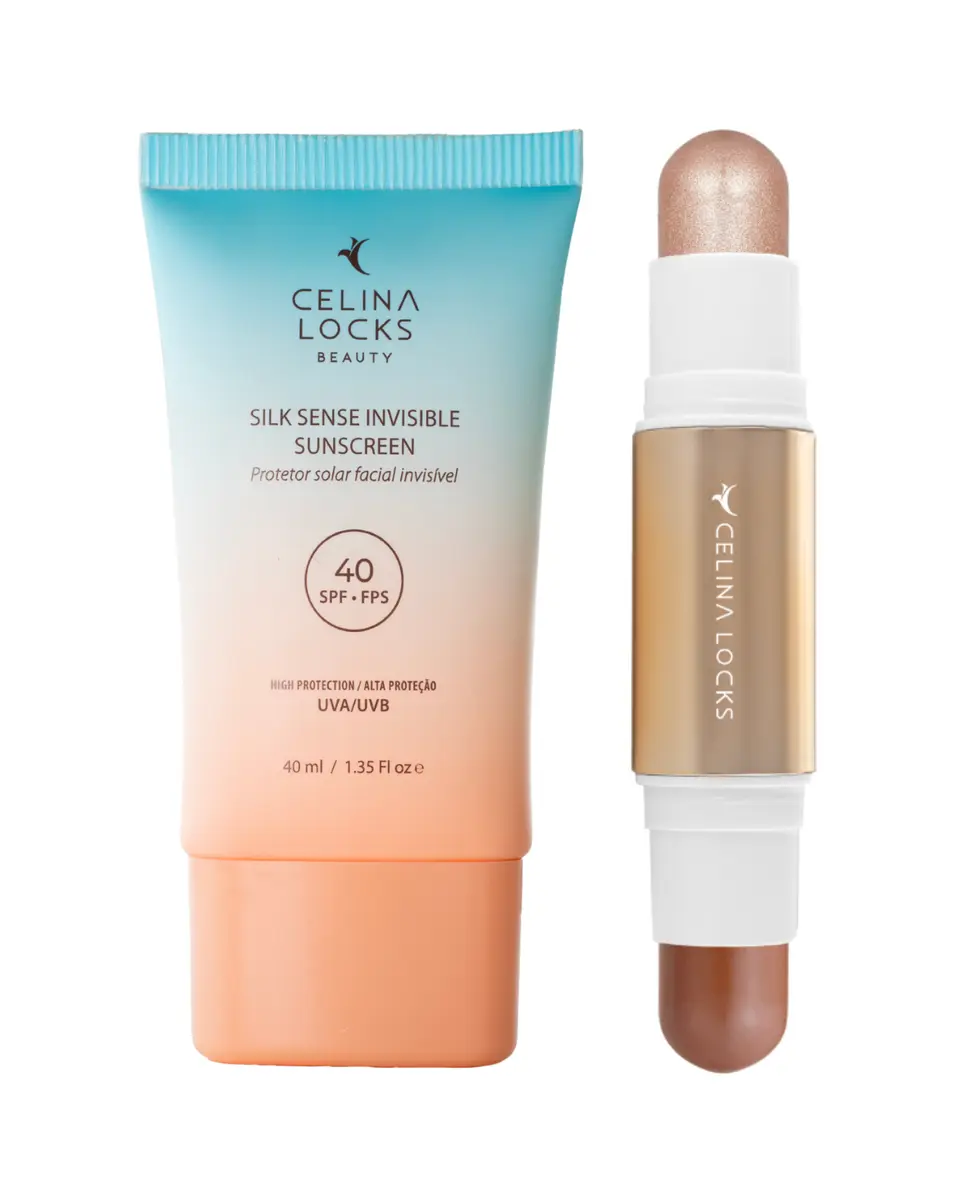 Kit Silk Sense + Bronze and Glow - Celina Locks Beauty